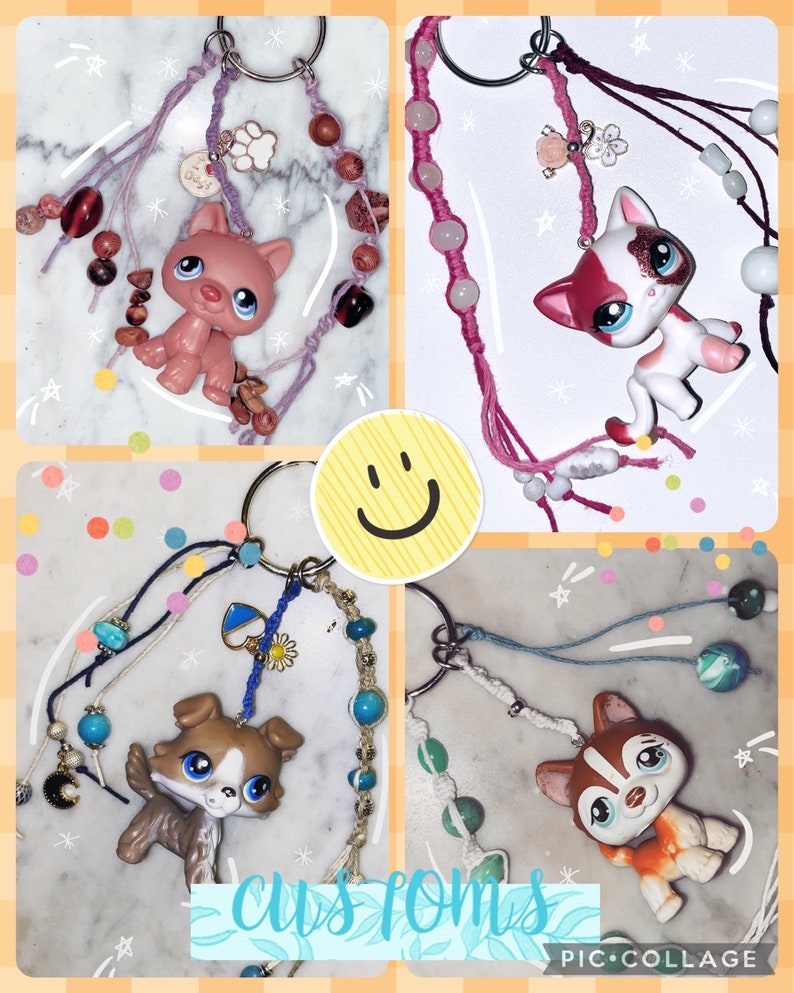 Custom LPS Littlest Pet Shop Keychain - Etsy
