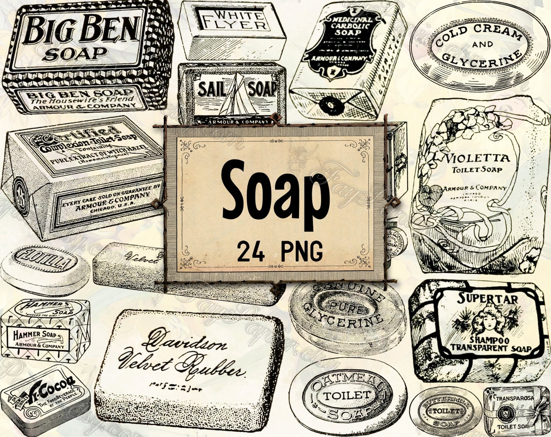 PNG SOAP Set of 24 Files in Png Format With Transparent Background ...