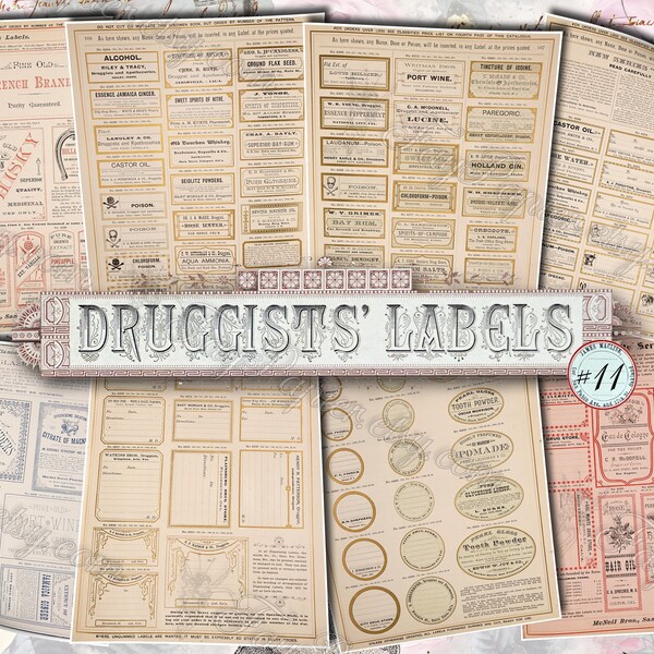 Medicine Labels - Etsy