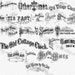 PNG OLD TIMES Words Set of 45 Files in Png Format With Transparent ...