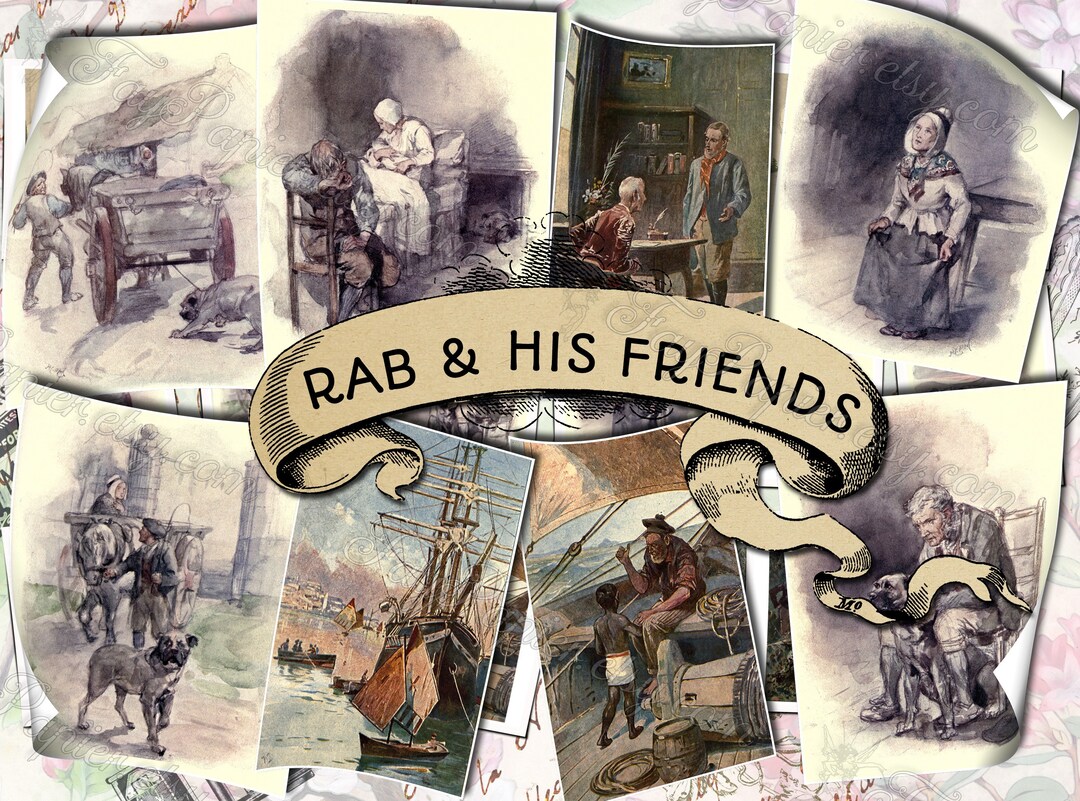 Rab and His Friends Set of 17 Old Illustrations From Vintage - Etsy