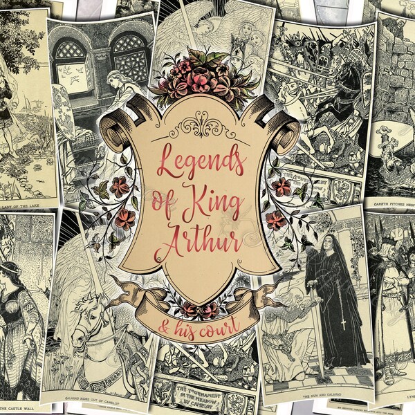 Old King Arthur Book - Etsy