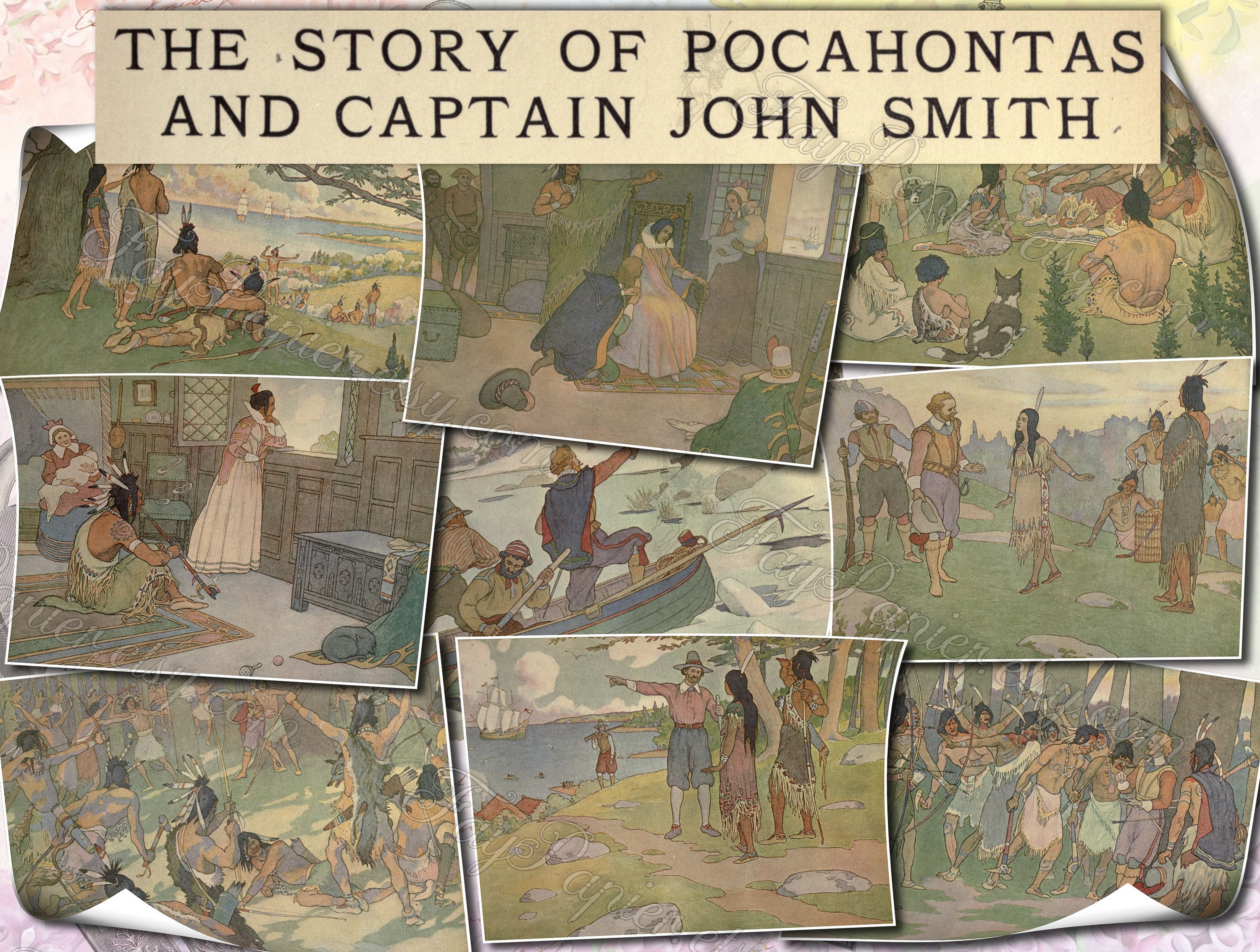 Captain John Smith Pocahontas Story
