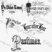 PNG OLD TIMES Words Set of 45 Files in Png Format With Transparent ...