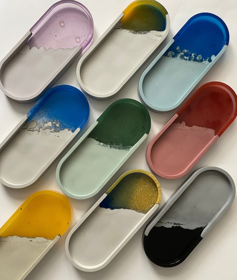 Decorative Tray | Concrete Tray |key Holder| Minimalist Trays| Kitchen ...