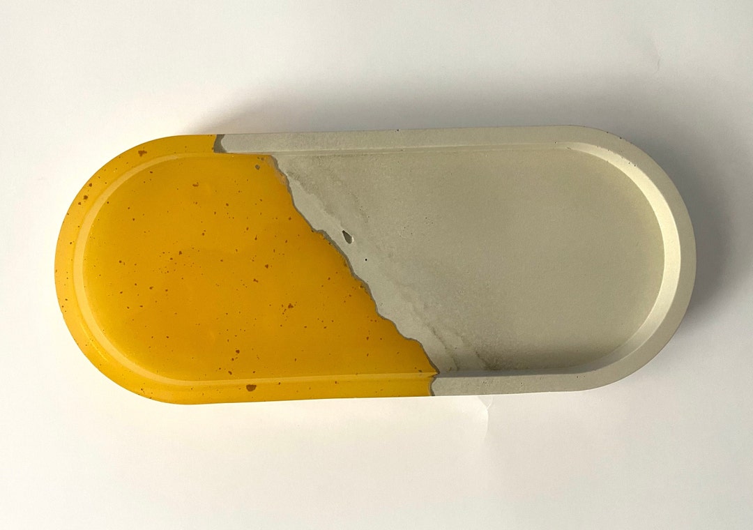 Housewarming Gift | Concrete Oval | Concrete Tray |key Holder ...