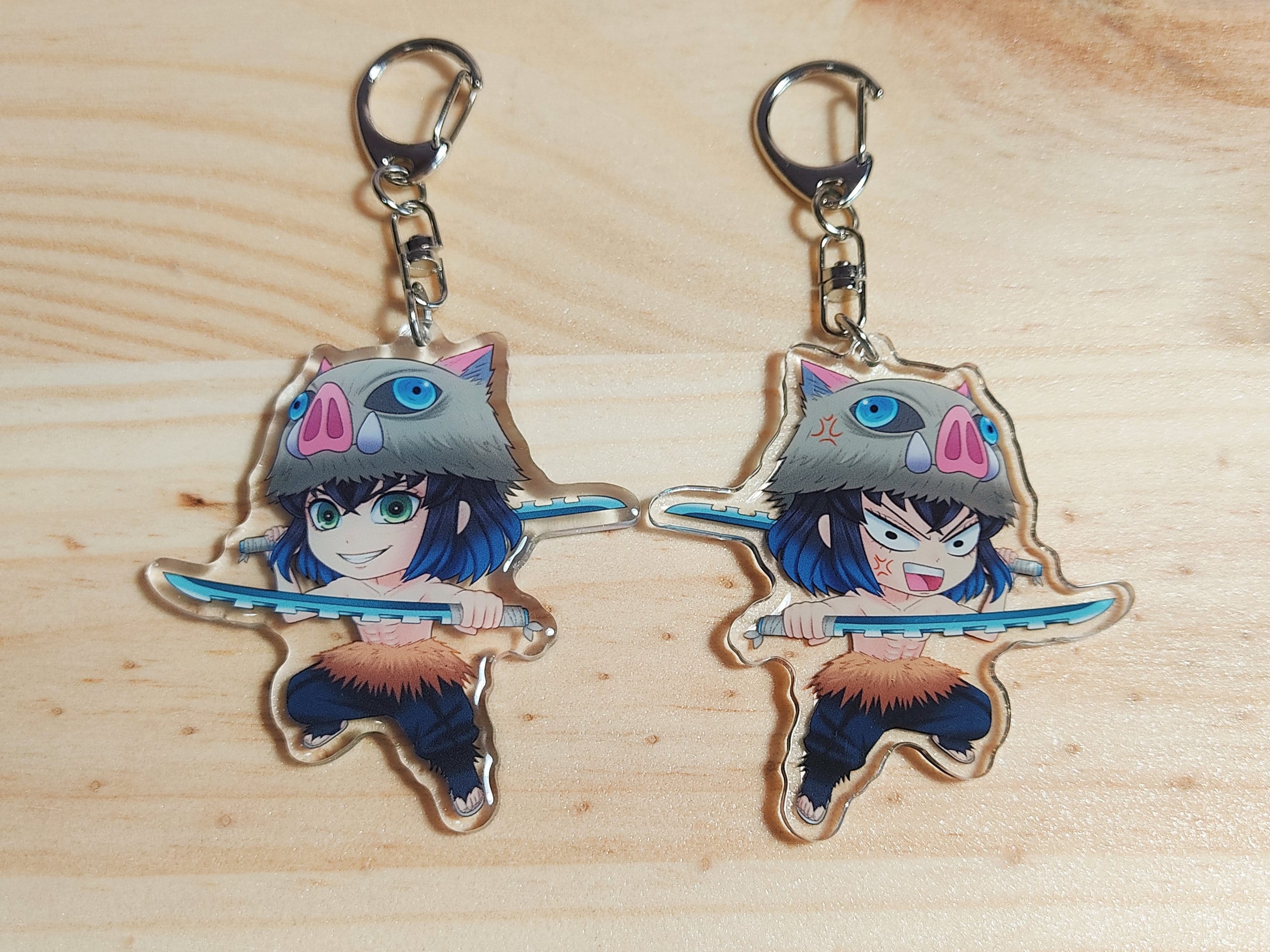 Demon Hunter Double Sided Charms/keychains - Etsy