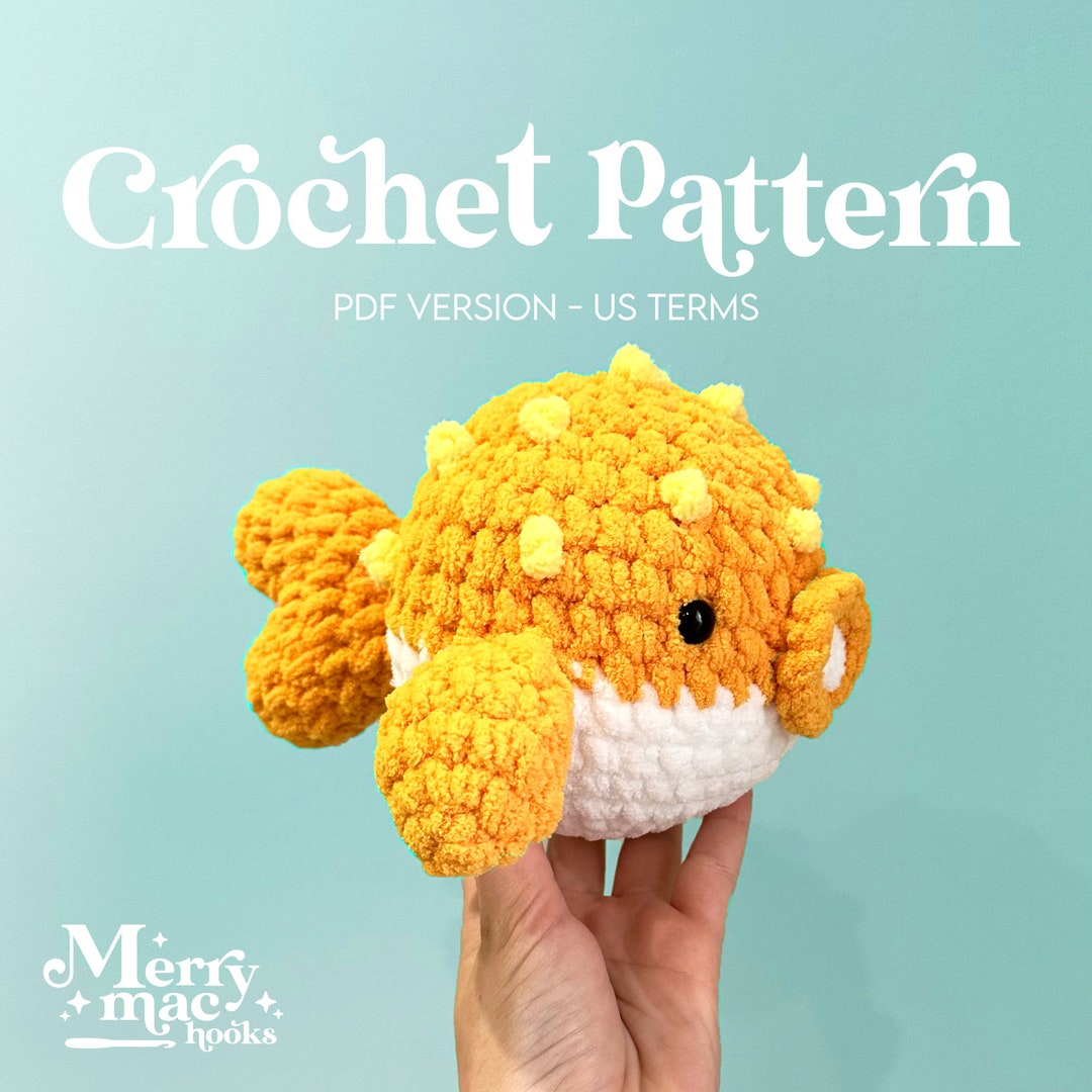 Hootie the Blowfish | Digital PDF Crochet Pattern | Amigurumi Crochet ...
