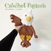 Swoop the Bald Eagle | Digital PDF Crochet Pattern | Amigurumi Crochet ...