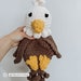 Swoop the Bald Eagle | Digital PDF Crochet Pattern | Amigurumi Crochet ...