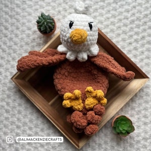 Swoop the Bald Eagle | Digital PDF Crochet Pattern | Amigurumi Crochet ...