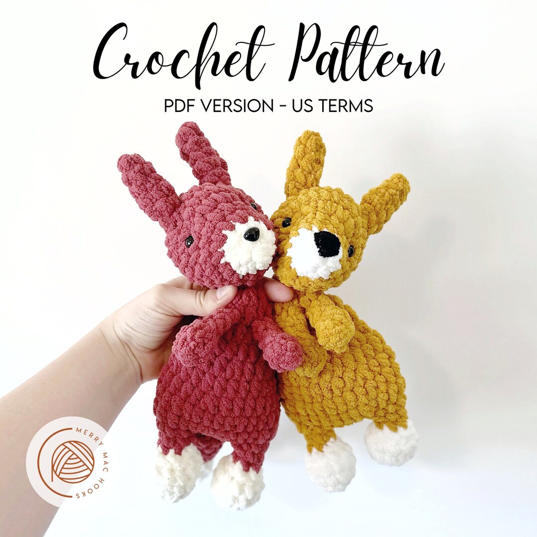 Kai the Mini Kangaroo | Digital PDF Crochet Pattern | Amigurumi Crochet Snuggler - Etsy