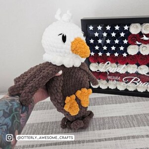 Swoop the Bald Eagle | Digital PDF Crochet Pattern | Amigurumi Crochet ...