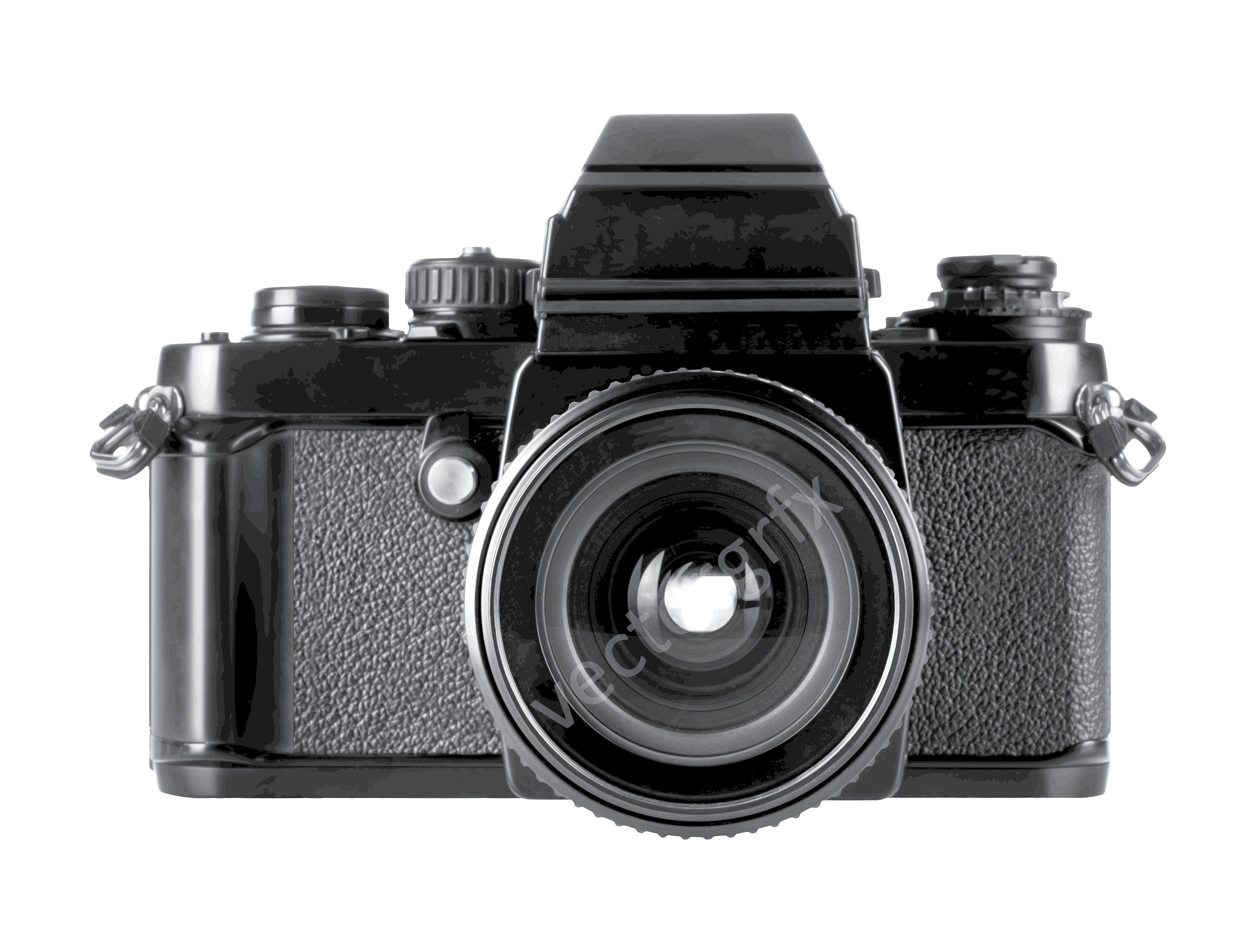 Vector Graphic of Iconic 35mm Camera. Camera, Lens, Photography, Retro ...