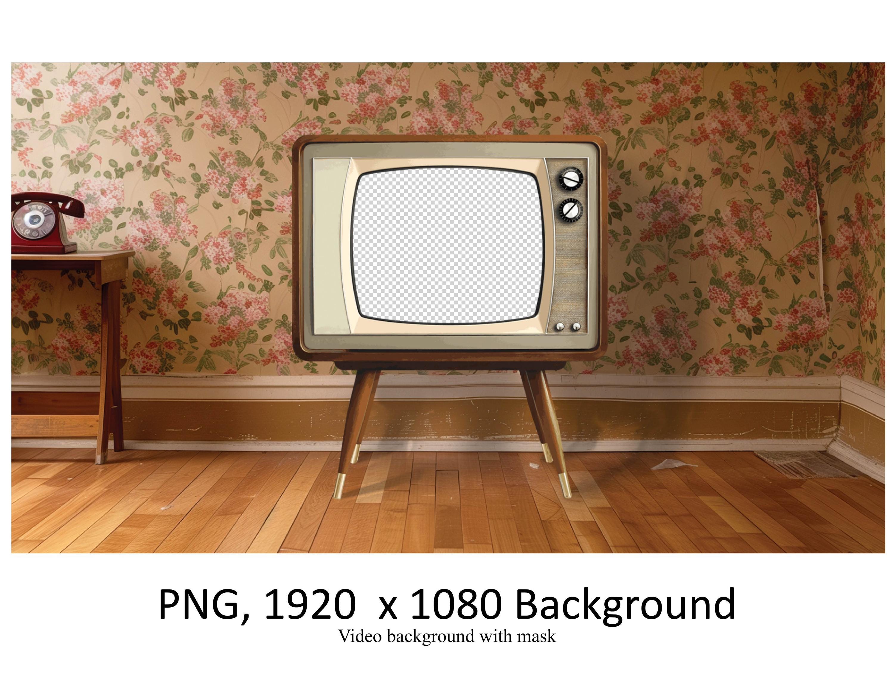 Television Clipart, TV Vectors, Vintage, TV Screen, Frame, 1960's ...