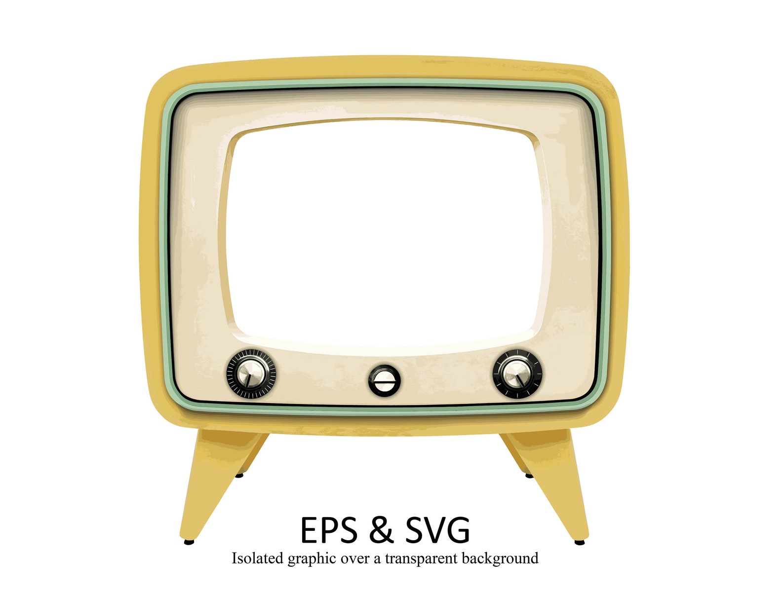 Television Clipart, Pop Art, TV Vector, TV Screen, Frame, Television ...
