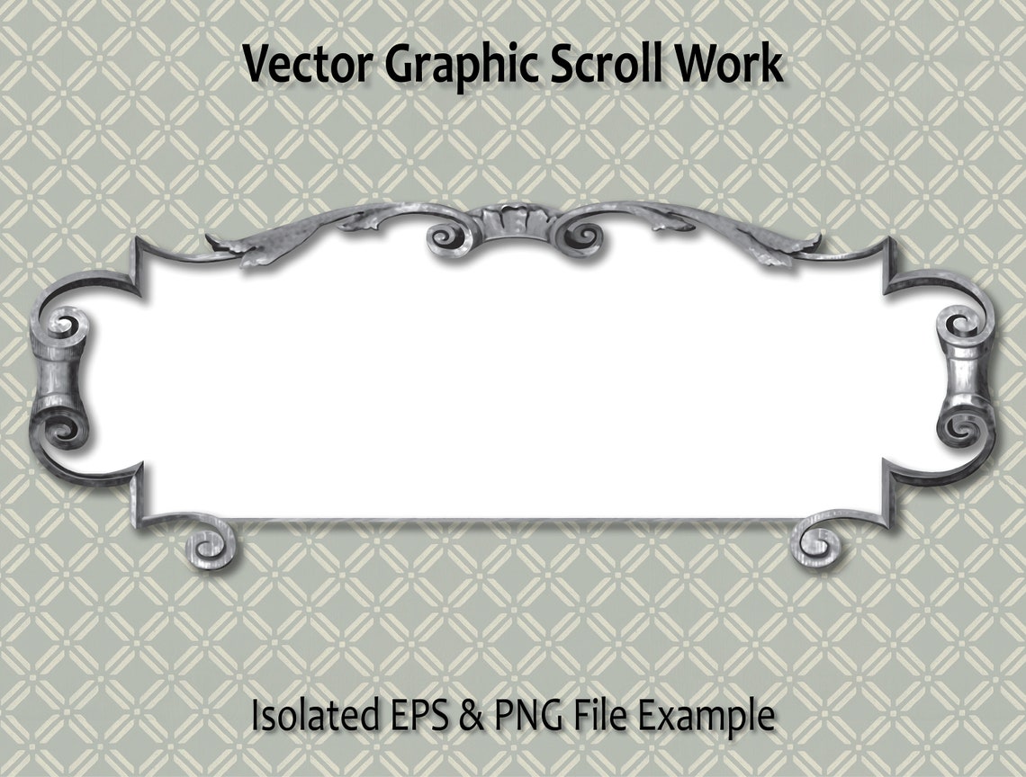 Border, Fancy Scrollwork, Vector Graphic, Frame, Scrollwork Clipart ...