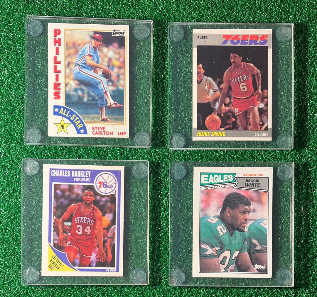Philly Sports Legends Card Coasters: Julius Erving, Charles Barkley ...