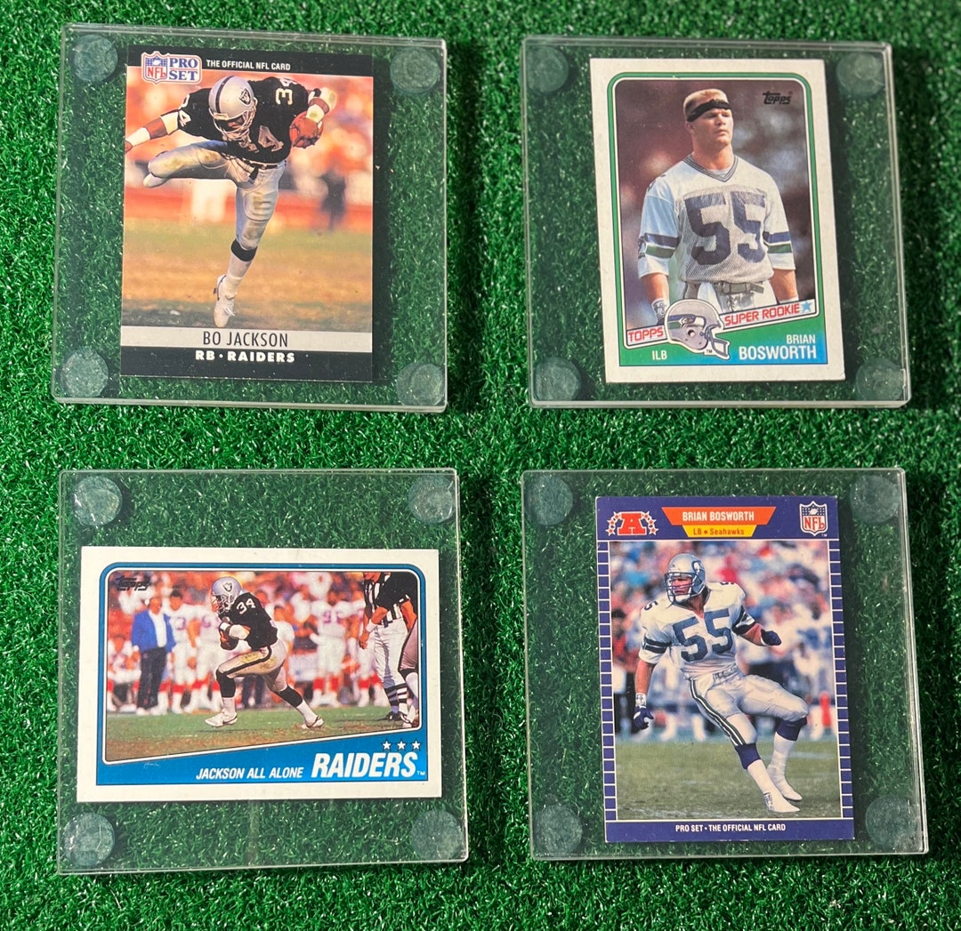 Bo Vs. Boz Football Card Coasters. Bo Jackson, Brian Bosworth. Monday ...