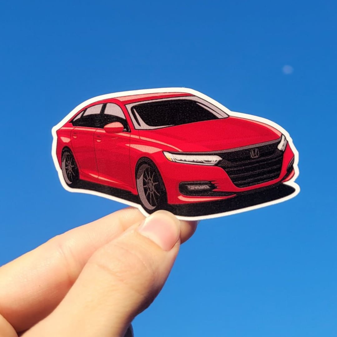2019 Honda Accord Sport Race Car Sticker - High Quality Waterproof ...