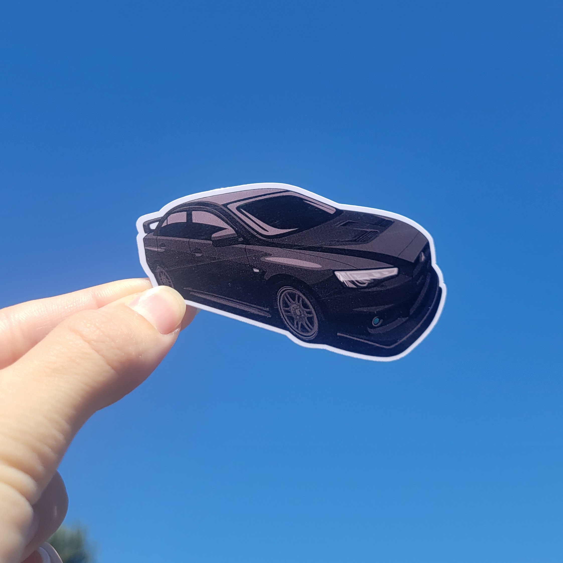 Mitsubishi Evo X Car Sticker - High Quality Waterproof Sticker Modified ...