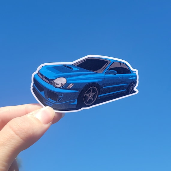Subaru Impreza WRX Bug Eye Car Sticker High Quality - Etsy