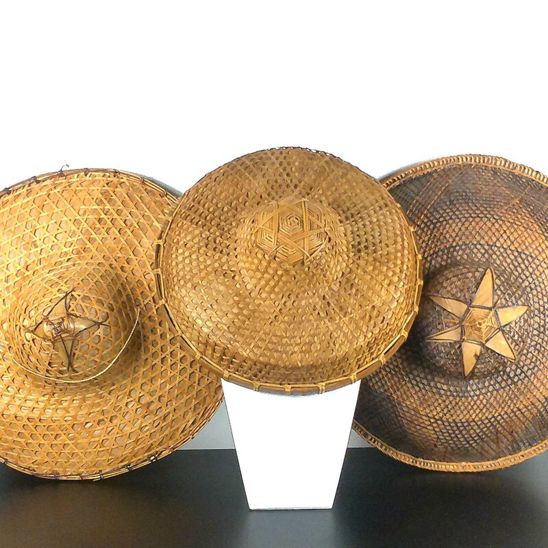 Chinese Bamboo Hat - Etsy