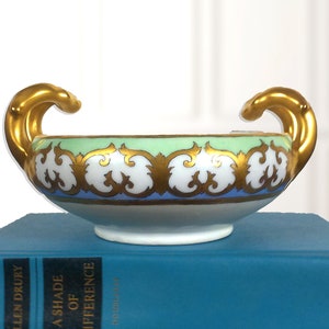 German Porcelain Bowl Antique Compote Gilt Trinket Dish - Etsy