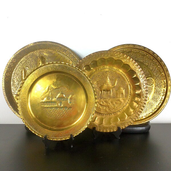 Islamic Brass Plate - Etsy