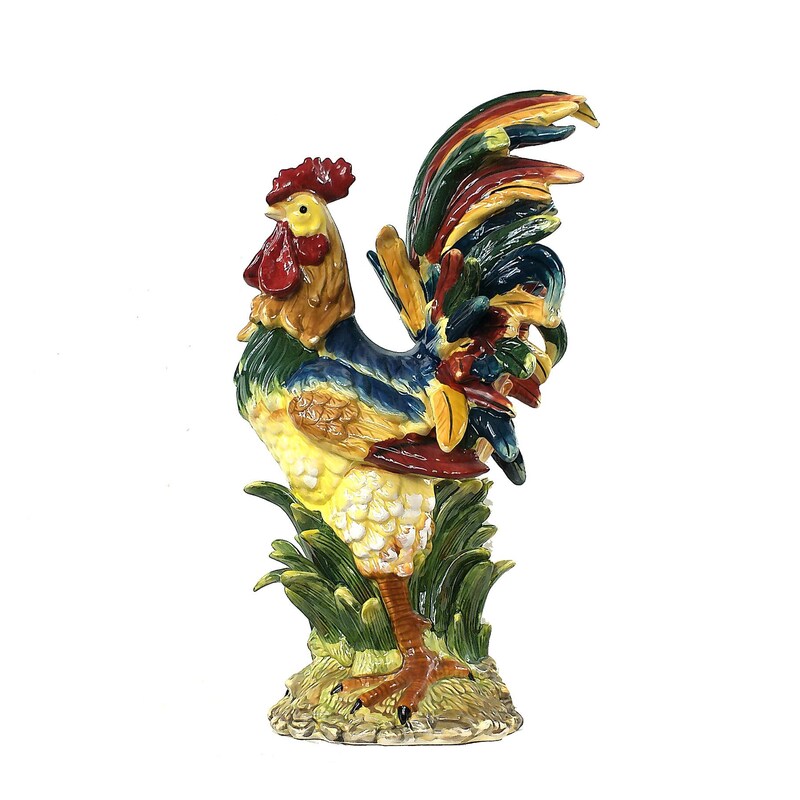 Rooster Statue - Etsy