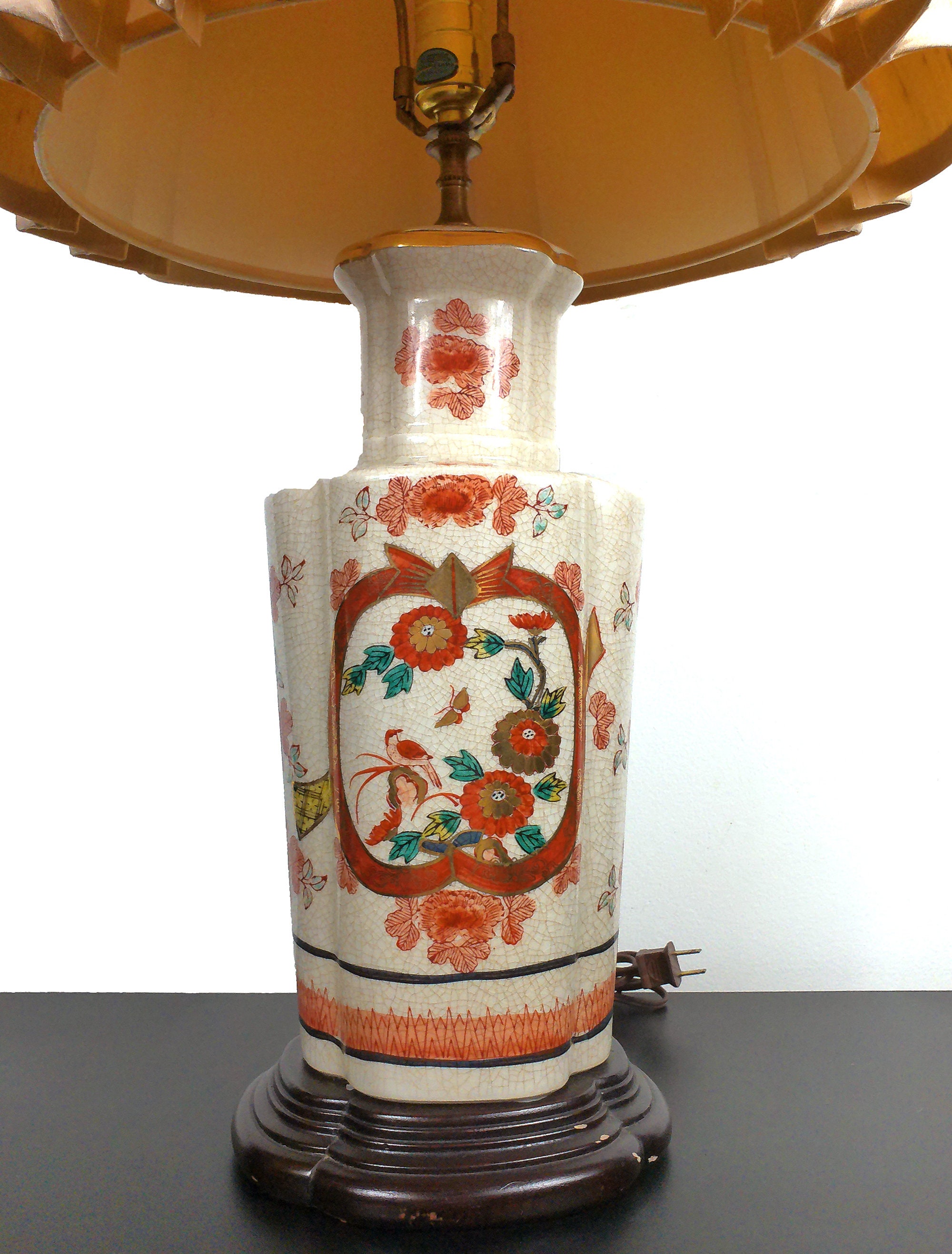 Japanese Table Lamp Kutani Ginger Jar Porcelain Lamp - Etsy