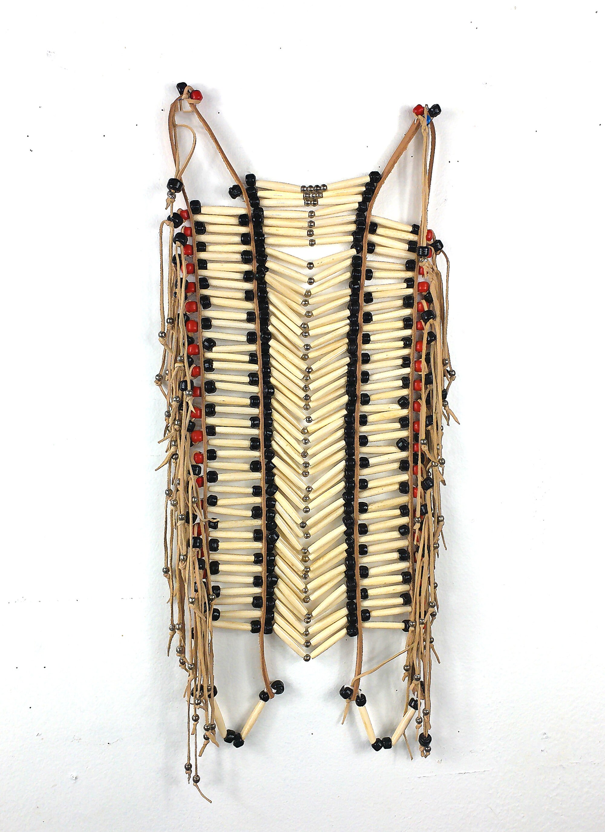 Native American Breastplate, Plains Indians, Hairpipe Beads, Wall ...