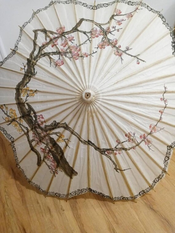 vintage antique japanese paper - Gem