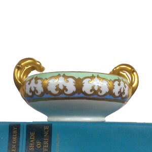 German Porcelain Bowl Antique Compote Gilt Trinket Dish - Etsy