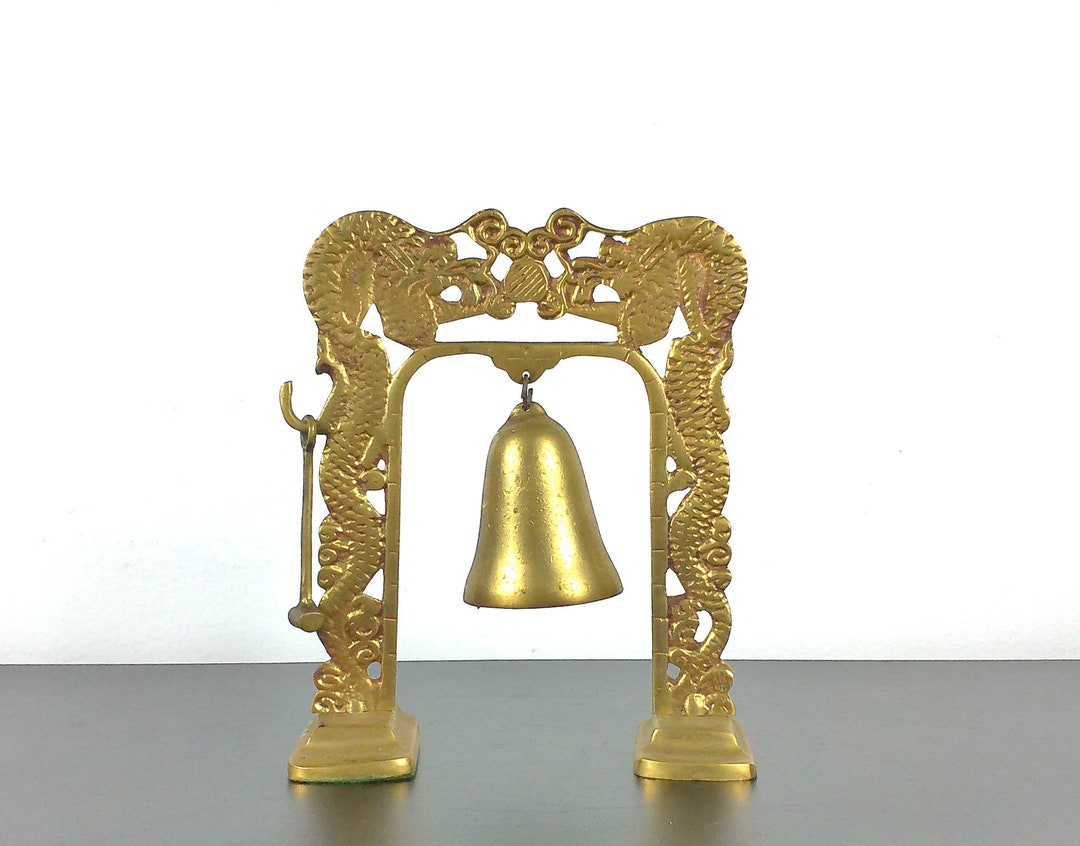 Chinese Temple Bell, Feng Shui, Brass Bell, Chinoiserie Chic, Grand ...
