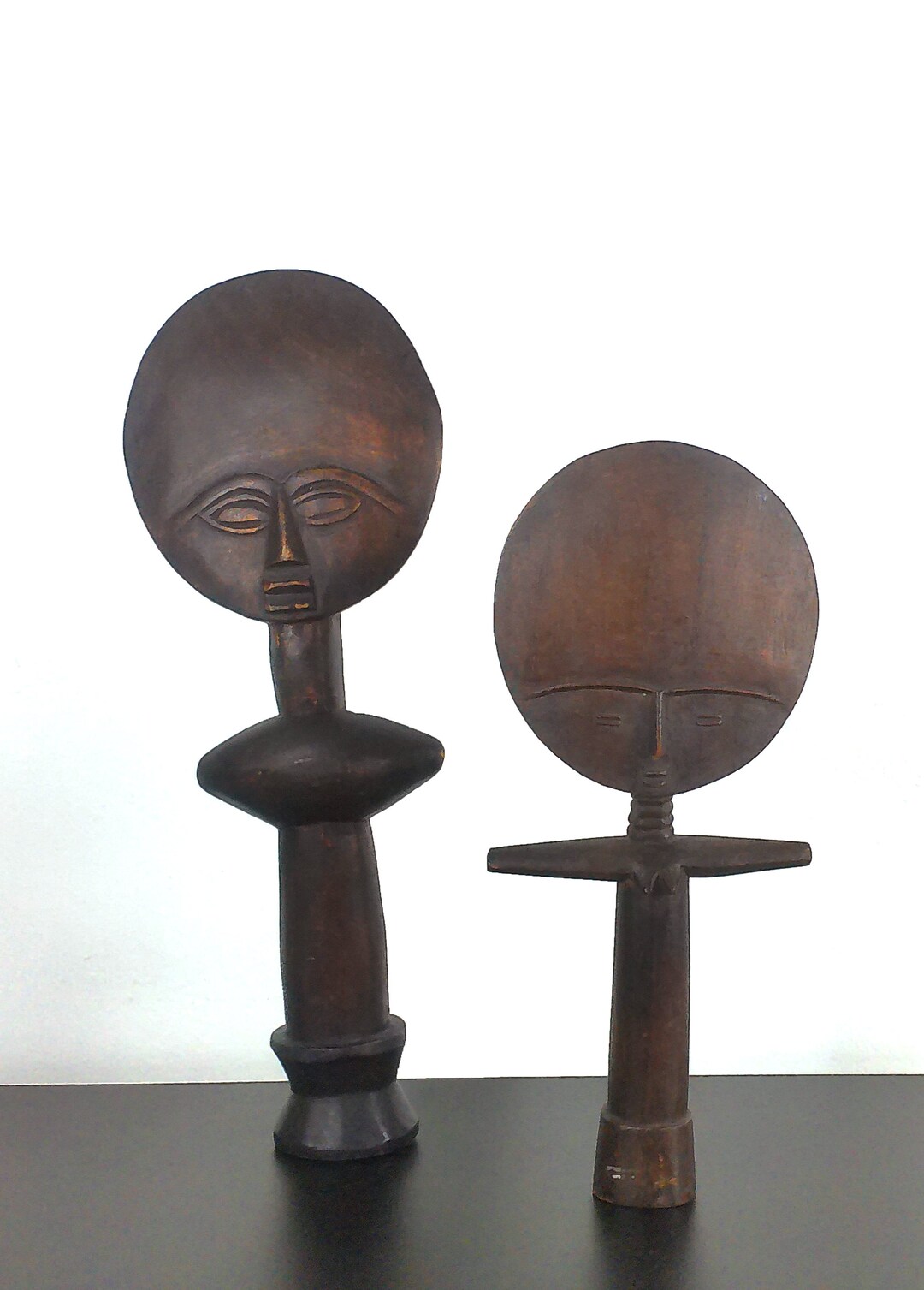 African Fertility Doll, African Folk Art Ashanti Doll Statue, Akua'bua ...