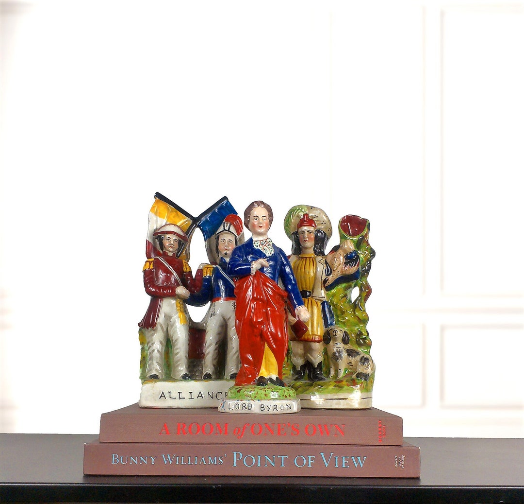 English Staffordshire Figurines, Antique Colonial Home Decor, Regency ...