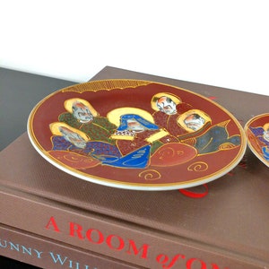 Japanese Antique Set of 10 Royal Satsuma Gilt Moriage Decorative Plates ...