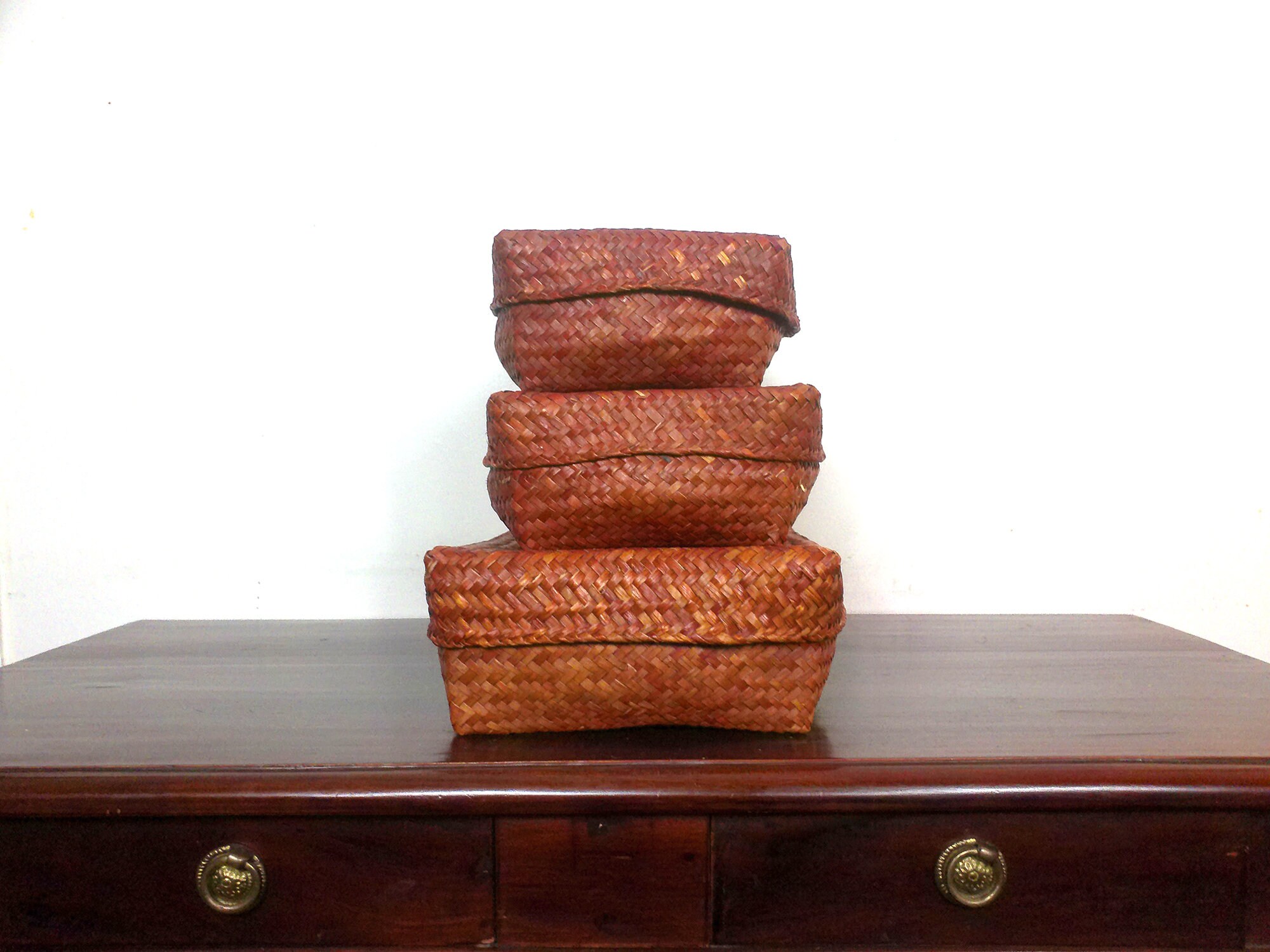 Filipino Baskets Handwoven Nesting Baskets Phillipines - Etsy