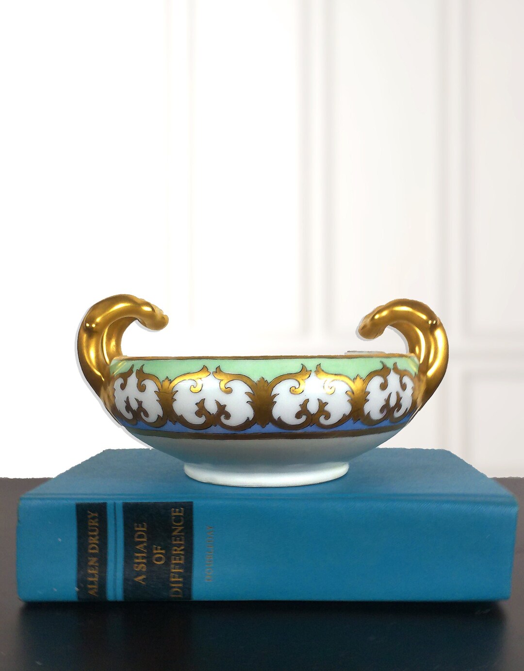 German Porcelain Bowl Antique Compote Gilt Trinket Dish - Etsy