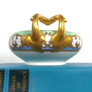 German Porcelain Bowl Antique Compote Gilt Trinket Dish - Etsy