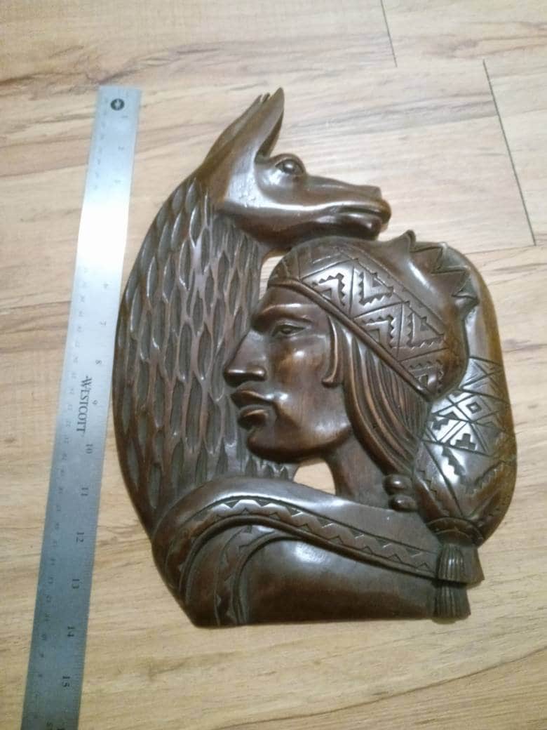 Peruvian Wall Décor Southwestern Wall Décor Peruvian Llama Tribesmen ...