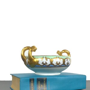 German Porcelain Bowl Antique Compote Gilt Trinket Dish - Etsy