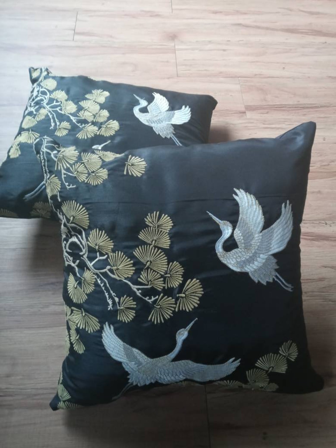 Chinese Pillows Set of 2 Chinese Pillow Chinoiserie Chic - Etsy