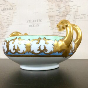 German Porcelain Bowl Antique Compote Gilt Trinket Dish - Etsy