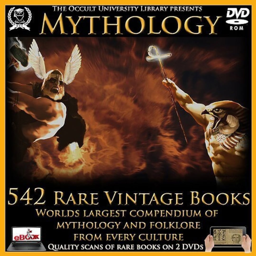 Mythology Legend and Lore Book Scans - Ebooks - Rare Vintage - Etsy