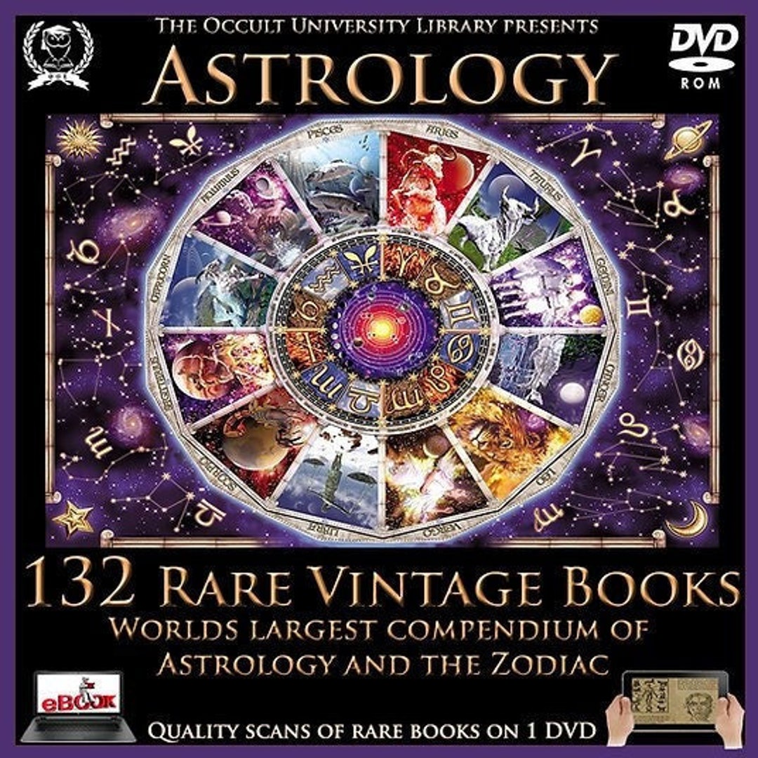 Astrology Book Scans- Ebooks - Rare Vintage - Etsy