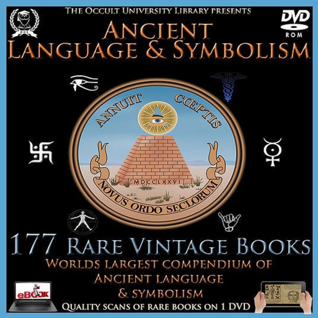 Ancient Language & Symbolism Book Scans - Ebooks - - Etsy