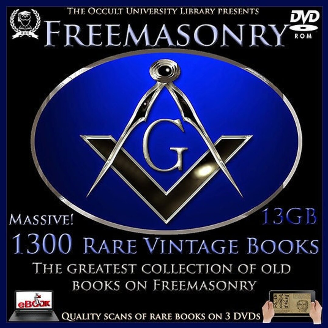 Freemason Freemasonry Book Scans - Ebooks - - Etsy