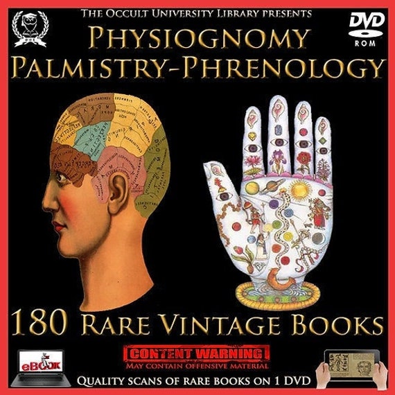 Palmistry Phrenology Physiognomy Book Scans Ebooks | Etsy